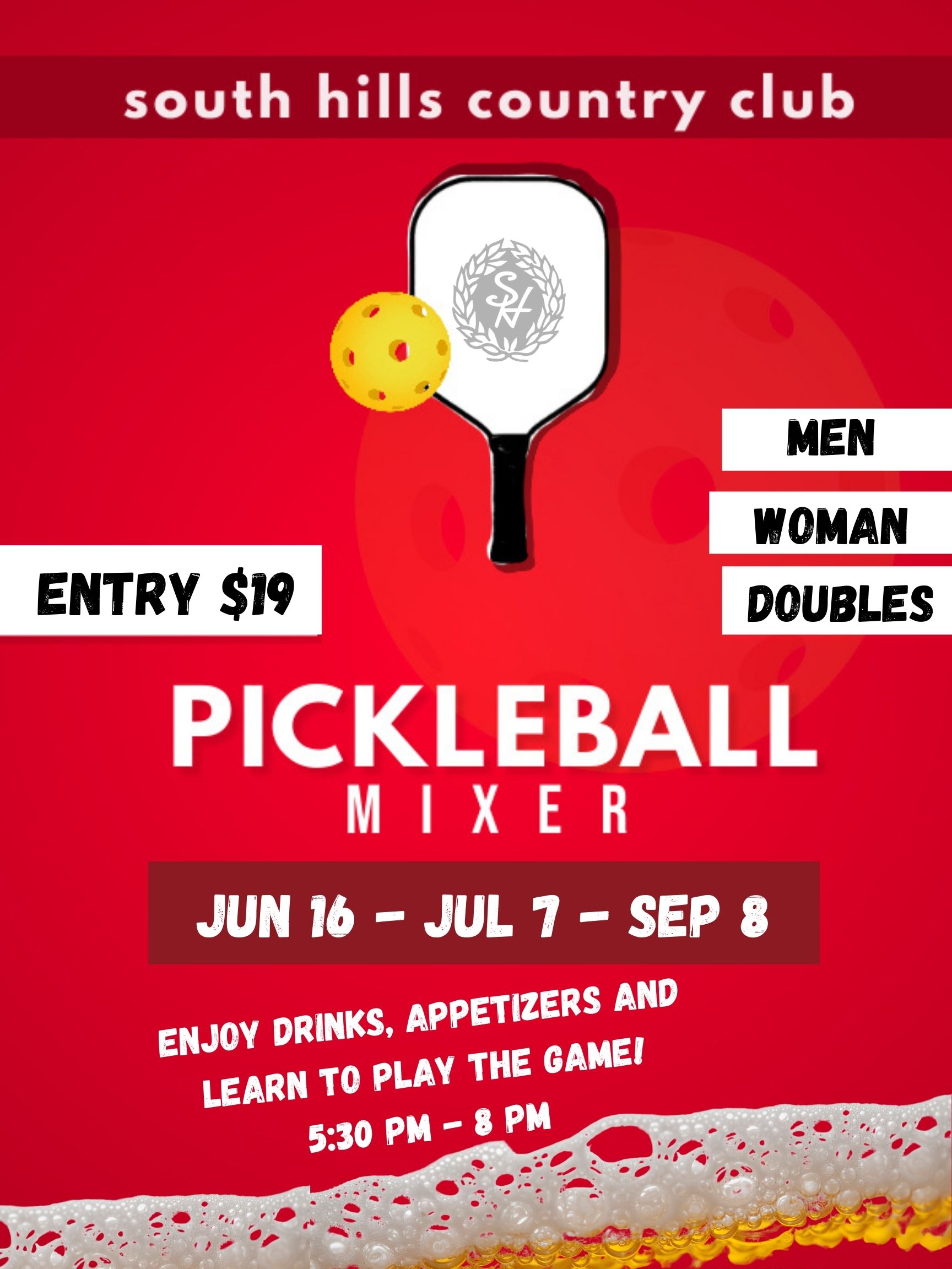 pickleball mixer – South Hills Country Club